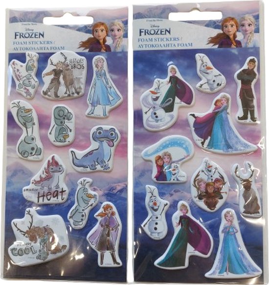 Disney Frozen stickervel - Frozen stickers - Frozen Foam stickers | bol