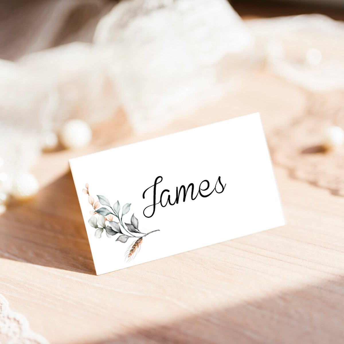 NK1 - 24 stuks - Naamkaartjes - Naamkaart - Tafelkaart - naambordje ...