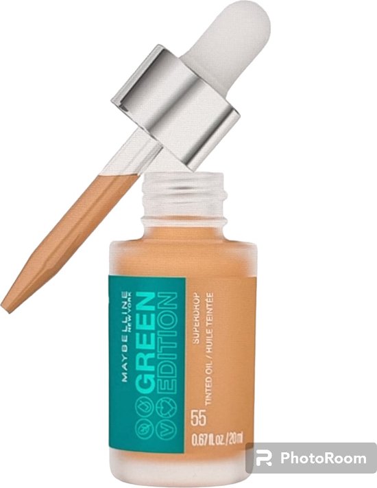 Maybelline New York - Getinte Gezichtsolie Green Edition - Teinte 55 | bol