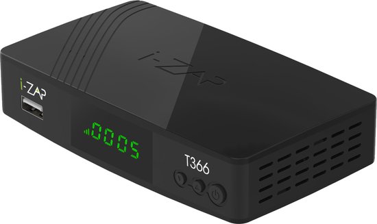 i-ZAP T366 TV set-top box Kabel HD Zwart | bol