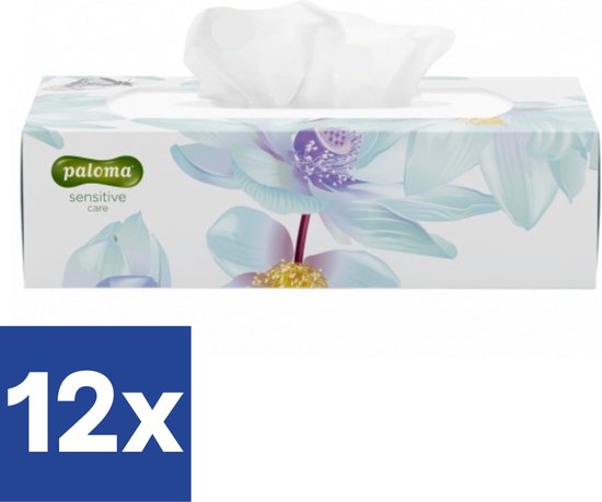 Paloma Sensitive Care Zakdoekjes - 12 x 100 stuks | bol