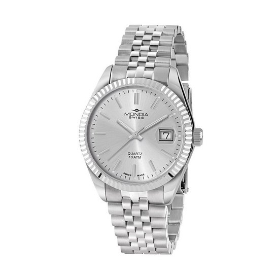 Mondia - MS-222-SS-01SL-GB - Polshorloge - Heren - Quartz - Icon Legend ...