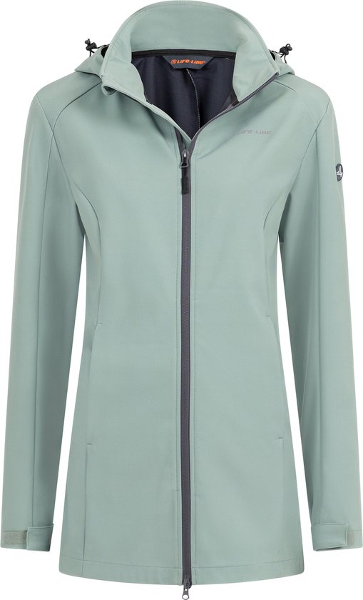 Life Line dames jas - softshell jas dames - Moraine - groen - maat 44 | bol