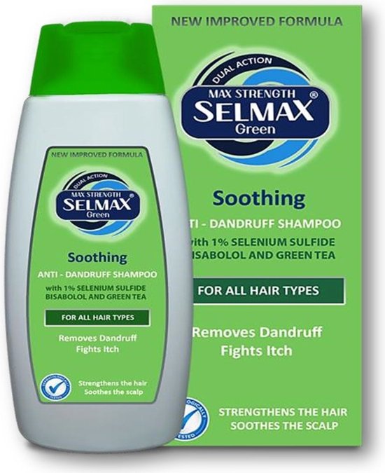 SELMAX KALMERENDE ANTI ROOS Shampoo met 1% Selenium Sulfide, BISABOLOL ...