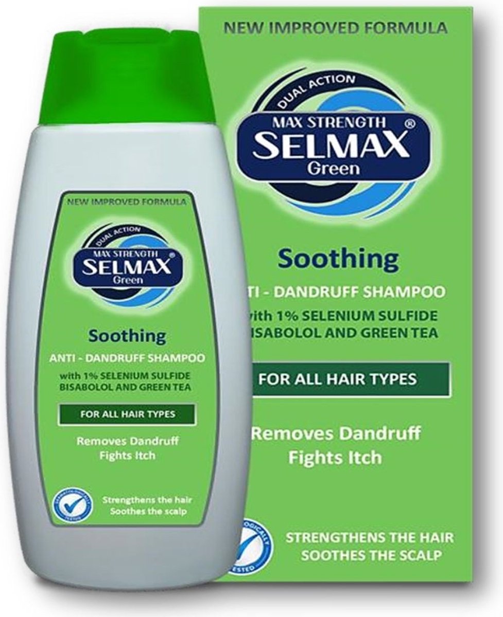 SELMAX KALMERENDE ANTI ROOS Shampoo met 1% Selenium Sulfide, BISABOLOL ...