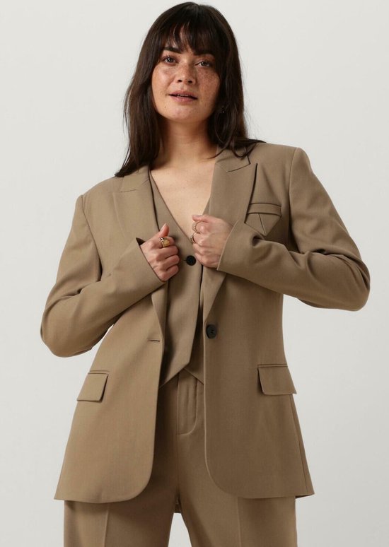 Copenhagen Muse Cmtailor-ja Blazers Dames - Taupe - Maat XL | bol