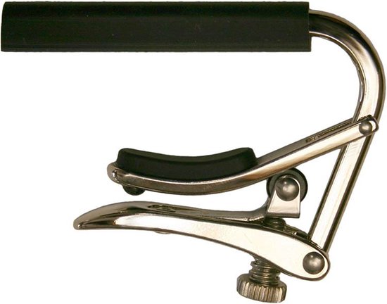 Capo klassieke gitaar Shubb SHC-C2 brede vlakke toets polished Nikkel | bol