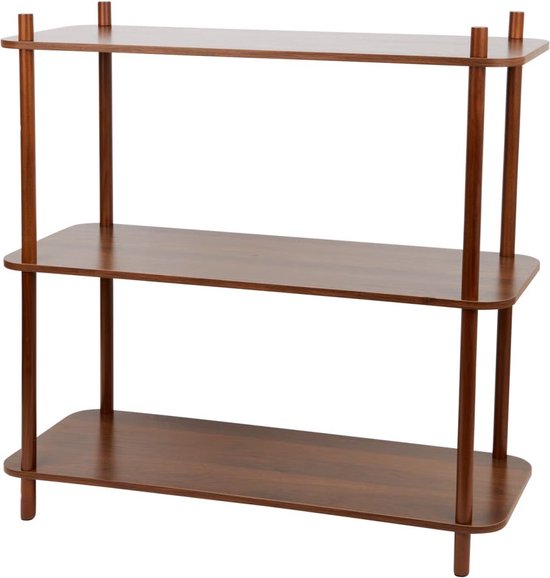 wandkast met 3 planken Met 3 planken en een ronde afwerking Gemaakt van ...