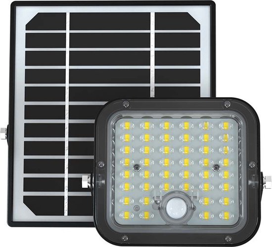 V-TAC VT-411-B Solarlampen - Solar schijnwerpers Kubus - IP65 - 1500 Lumen - 6400K | bol