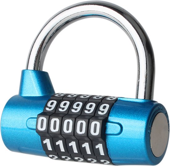 5-Cijferige Combinatie Hangsloten 2Pak Resetbare Zware Kwaliteit ...