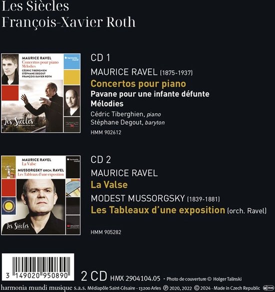Les Siècles, François Xavier Roth - Ravel (2 CD), Les Siècles, François ...