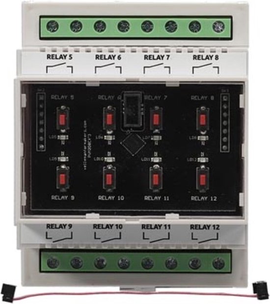 Velleman Modules UITBREIDINGSRELAISKAART VOOR DIN-RAIL MODULE | bol