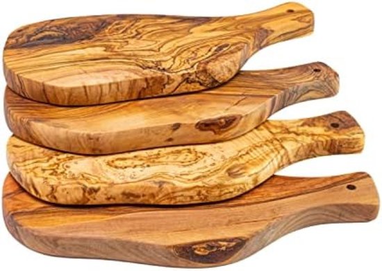 Borrelplank Olijfhout - Tapasplank Olijfhout - Tapasplank - Kaasplank | bol