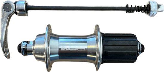 VMT Achternaaf & Snelspanner SET - 32 gaats - 138 mm - Zilver - Ø 5 mm ...