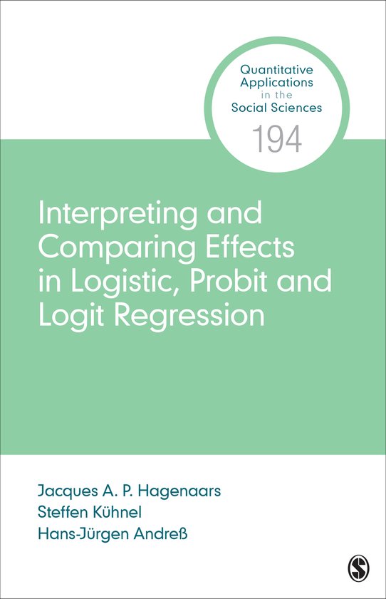 Interpreting and Comparing Effects in Logistic, Probit, and Logit Regression |... | bol