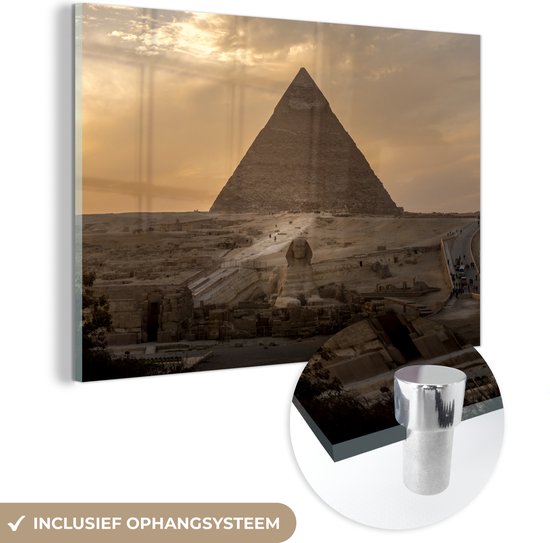 MuchoWow® Glasschilderij 30x20 cm - Schilderij acrylglas - De grote ...