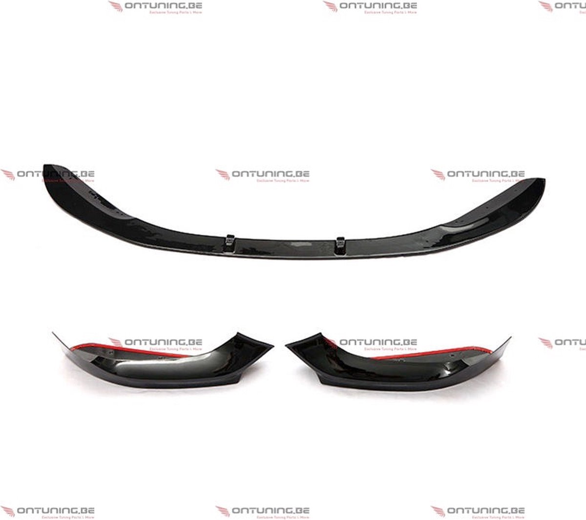 BMW 1 Serie F20&F21 LCI (2015-2019) M-Style Look Front Lip Glans Zwart ...