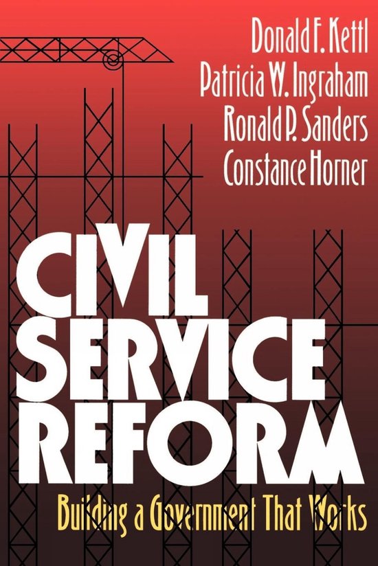Civil Service Reform | 9780815749035 | Donald F. Kettl | Boeken | bol