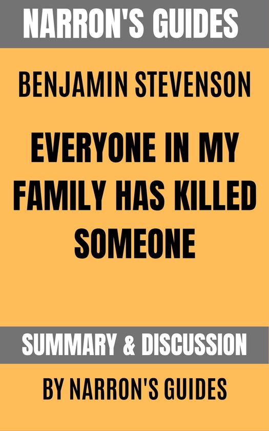Summary of Everyone In My Family Has Killed Someone by Benjamin ...
