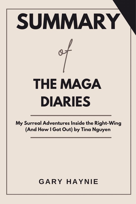 SUMMARY OF MAGA DIARIES (ebook), GARY HAYNIE | 1230007290671 | Boeken | bol