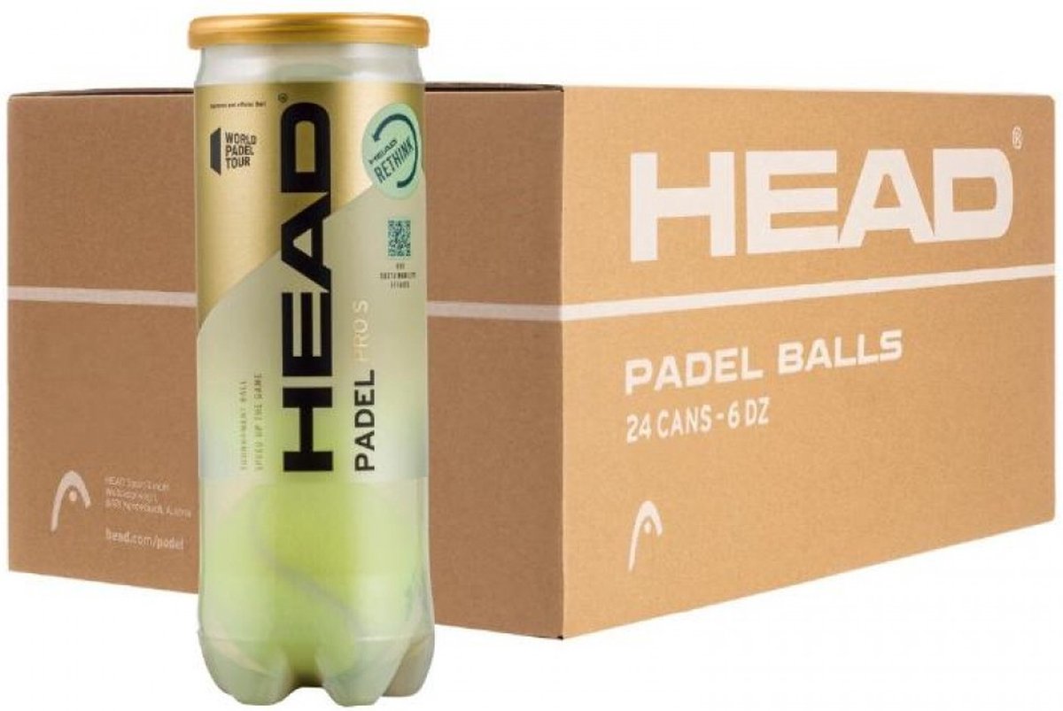 Head Padel Pro S Padelballen Padel - Officiele World Padel Tour Padel ...