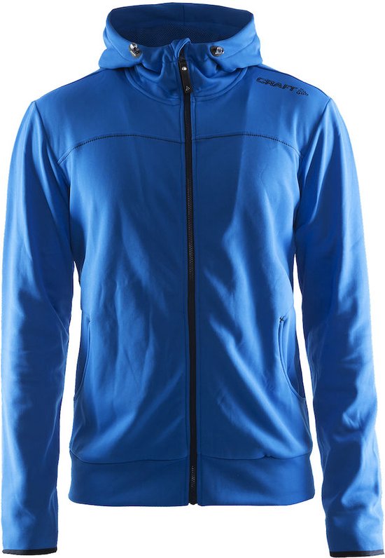 Craft Leisure Full Zip Hood M 1901692 - Sweden Blue - XL | bol