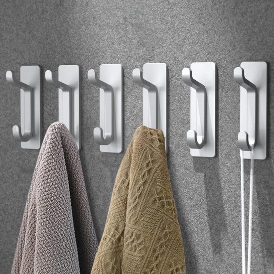 Zelfklevende haken, extra sterk, muurhaken, zelfklevend, handdoekhouder ...