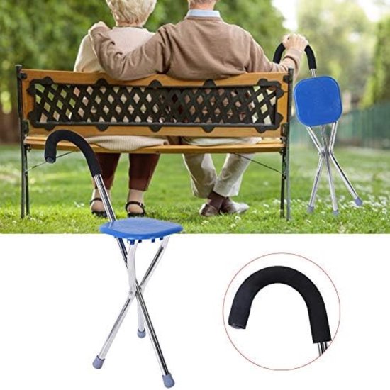 Wandelstok Met Zitje Opvouwbaar - Wandelstok Opvouwbaar - Opvouwbaar ...