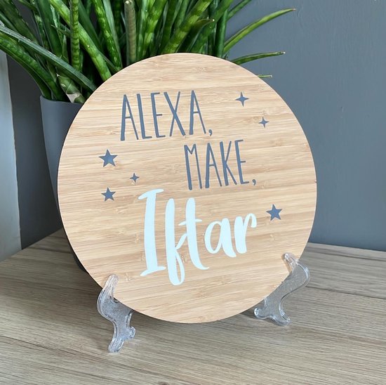 Cirkel Alexa make Iftar - Iftar - Suhoor - Houtvanappel - Hout van ...