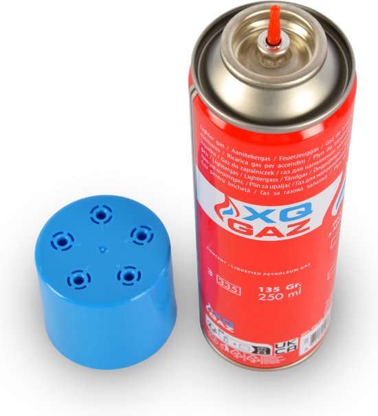 Butaangas navulbare voor aansteker 250 ml Gas - 5 Adapters - Perfect ...