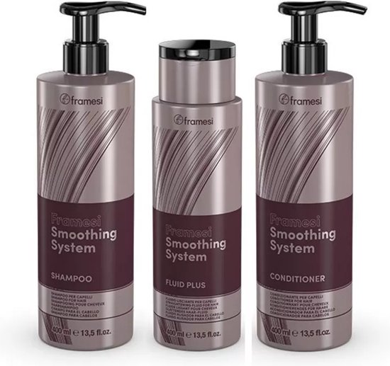 Framesi Smoothing System Salonkit 3 x 400ml Shampoo - Conditioner ...