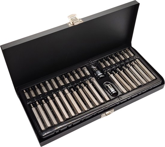 LB Tools Bitset 40 delig Inbus, Torx en Spline met twee bithouders 1/2 ...