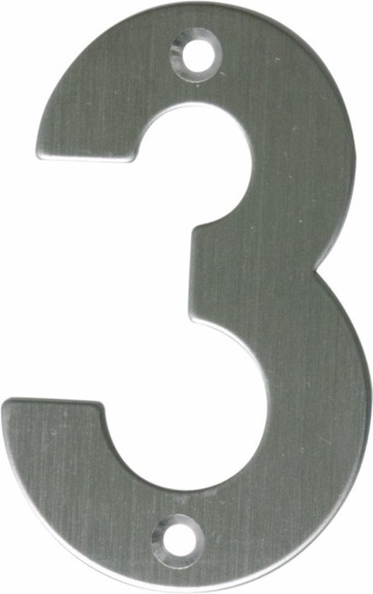 AMIG Numéro de maison 35 - acier Inox massif - 10 cm - avec vis ...
