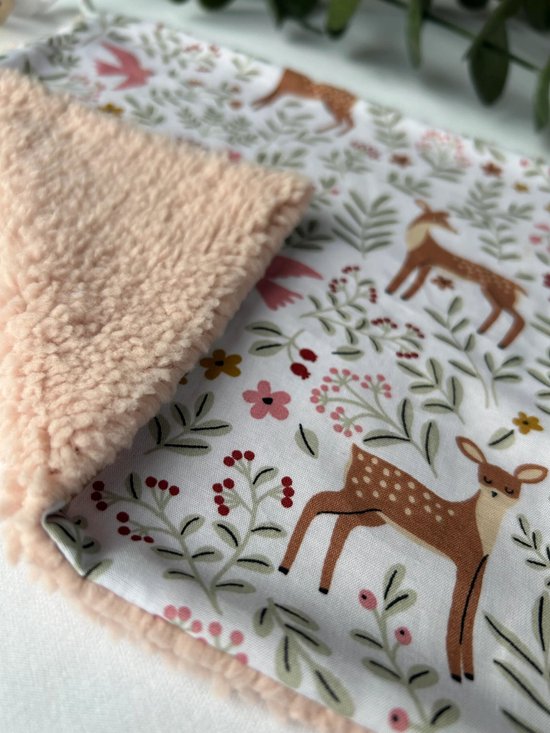 Julé Design speendoekje roze / hertje | bol