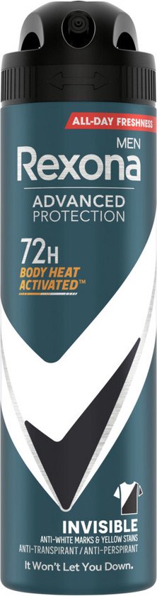 Rexona Men Deodorant Spray Advanced Protection Invisible 150 ml | bol