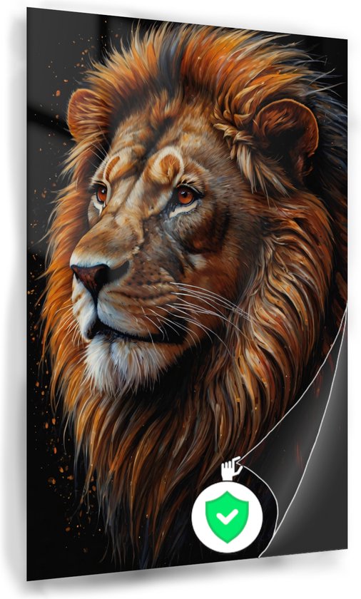 Leeuw poster - Natuur poster - Posters leeuwen - Wanddecoratie ...