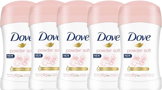 Dove Deo Stick - Powder Soft - 5 x 40 Gram | bol