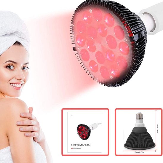 Red Light Therapy - Rood Lichttherapie - Infraroodlamp - voor Spieren ...