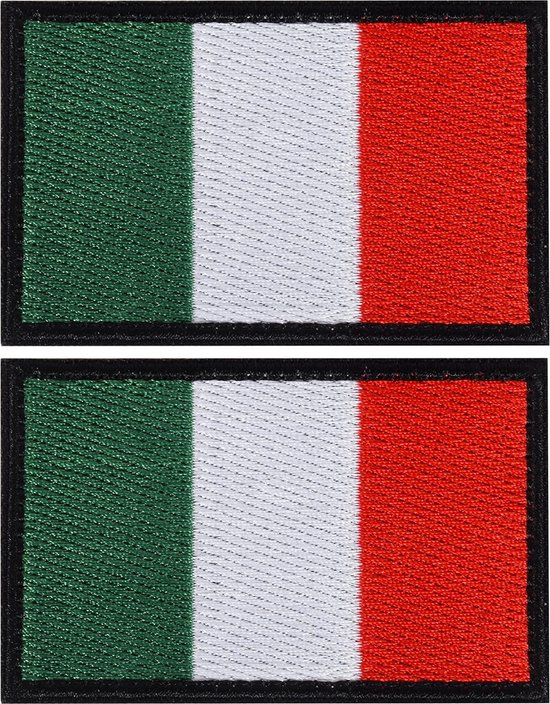 Italy Flag Patch, Hook and Loop Attach for Military Uniform, Tactical ...