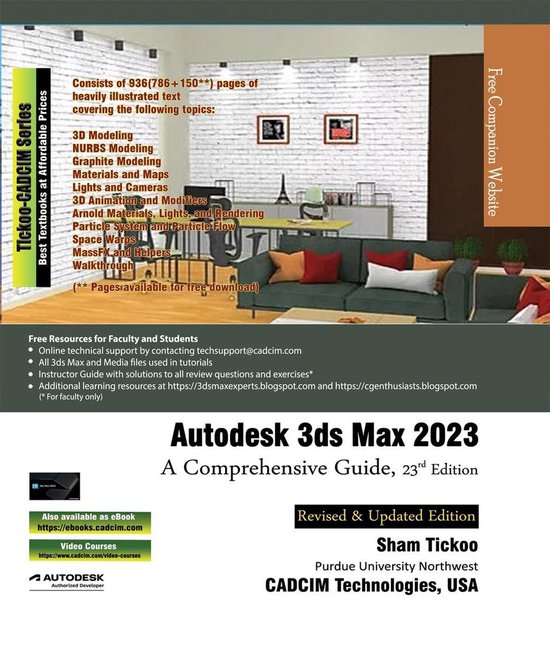 Autodesk 3ds Max 2023: A Comprehensive Guide, 23rd Edition (ebook), Sham Tickoo |... | bol