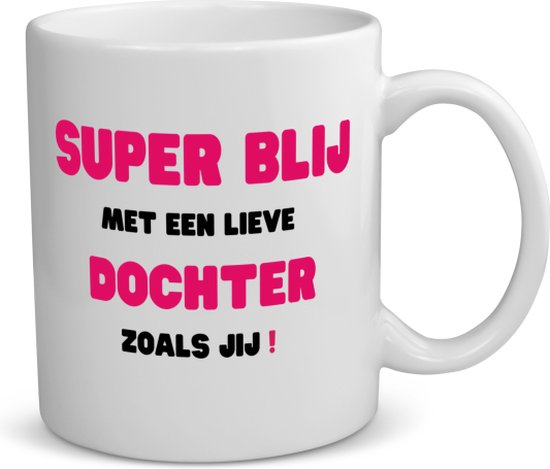 Akyol - super blij met een lieve dochter zoals jij koffiemok - theemok - Dochter - de... | bol