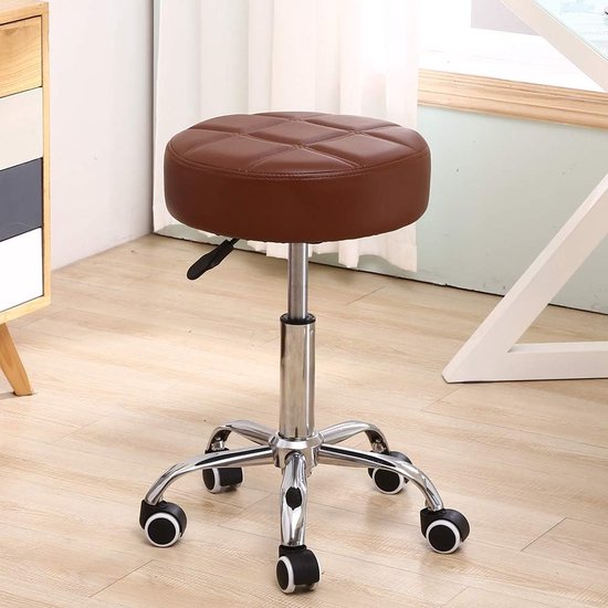 Draaibare Kruk - Rolling stool Rocking chair Work stool with adjustable ...