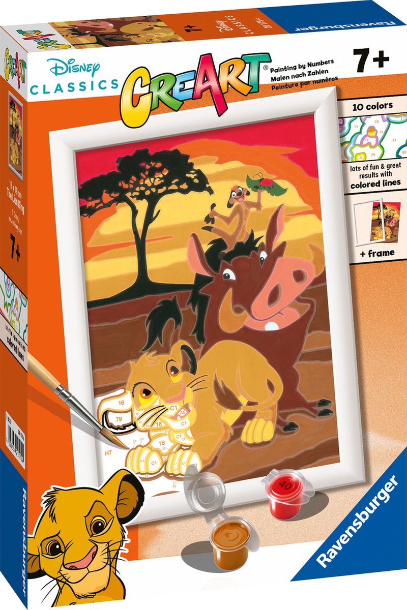 Kids-n-fun | Kleurplaat Lion King of de Leeuwenkoning Timon en Pumba ...