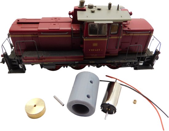 micromotor HR010F motor ombouwset voor Roco V60, BR 260, BR 261, BR 360 ...