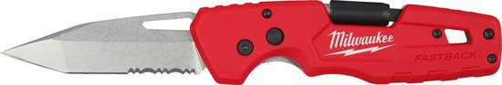 Milwaukee 4932492454 FASTBACK™ 5 in 1 vouwmes 5 in 1 Folding Knife - 1 ...