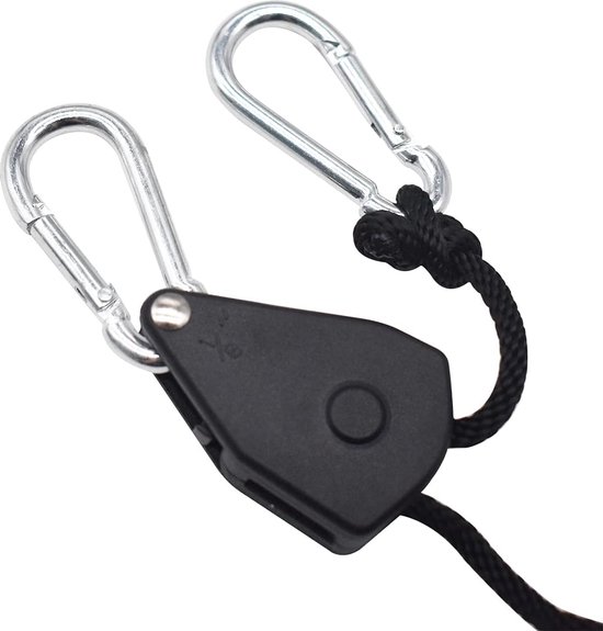 Hanger Katrol Touw, DBAILY 6 stks Touw Ratchet Clip Hangers Zilver ...