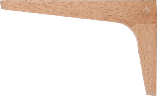 Wovar Houten Plankdrager L|Model 12,5 x 20 cm Beuken | Per Stuk | bol