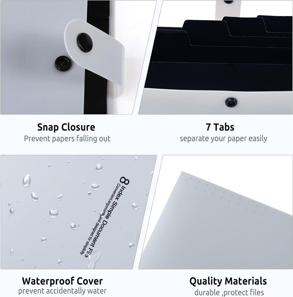 Expanding File Organizer A4 Uitbreidbare File Map Document Organizer ...