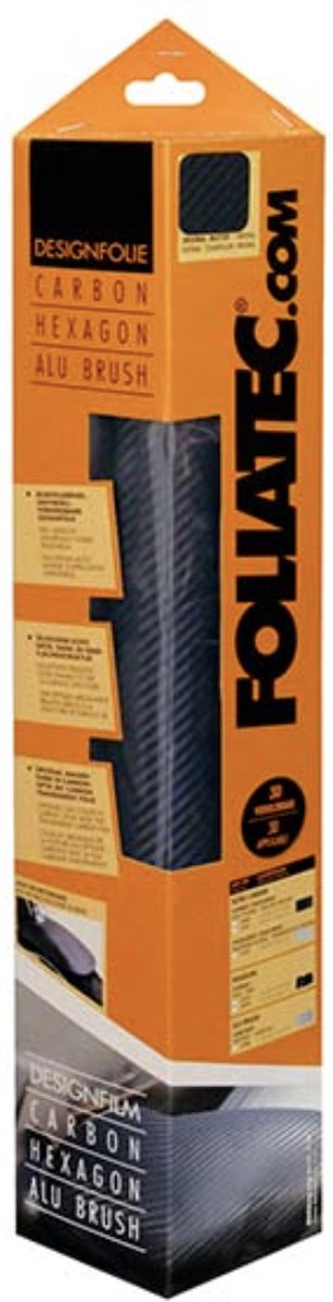 Foliatec Cockpit Designfolie Ultra Carbon zwart-gestructureerd 50x50cm | bol