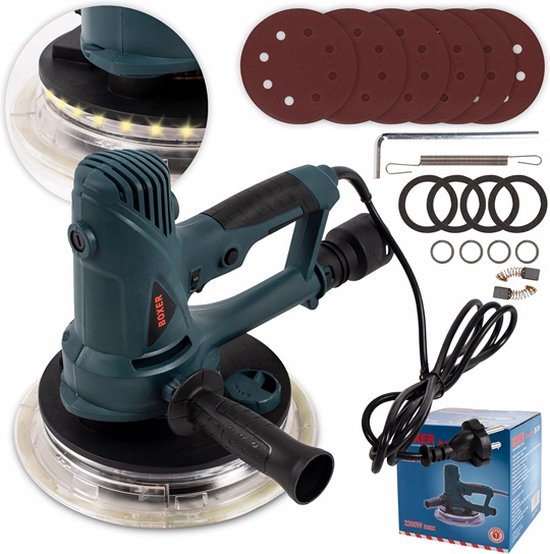Boxer Wandschuurmachine - Plafondschuurmachine – 2200W – Ø190mm – met ...